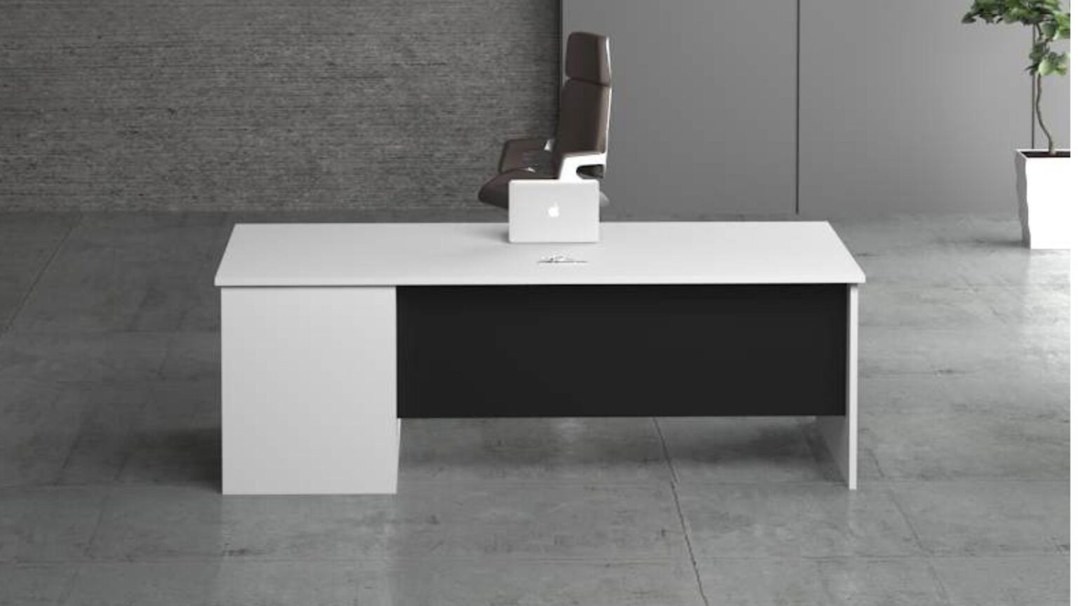 Eco Straight Executive Desk | Unveil Your Potential - Highmoon.ae