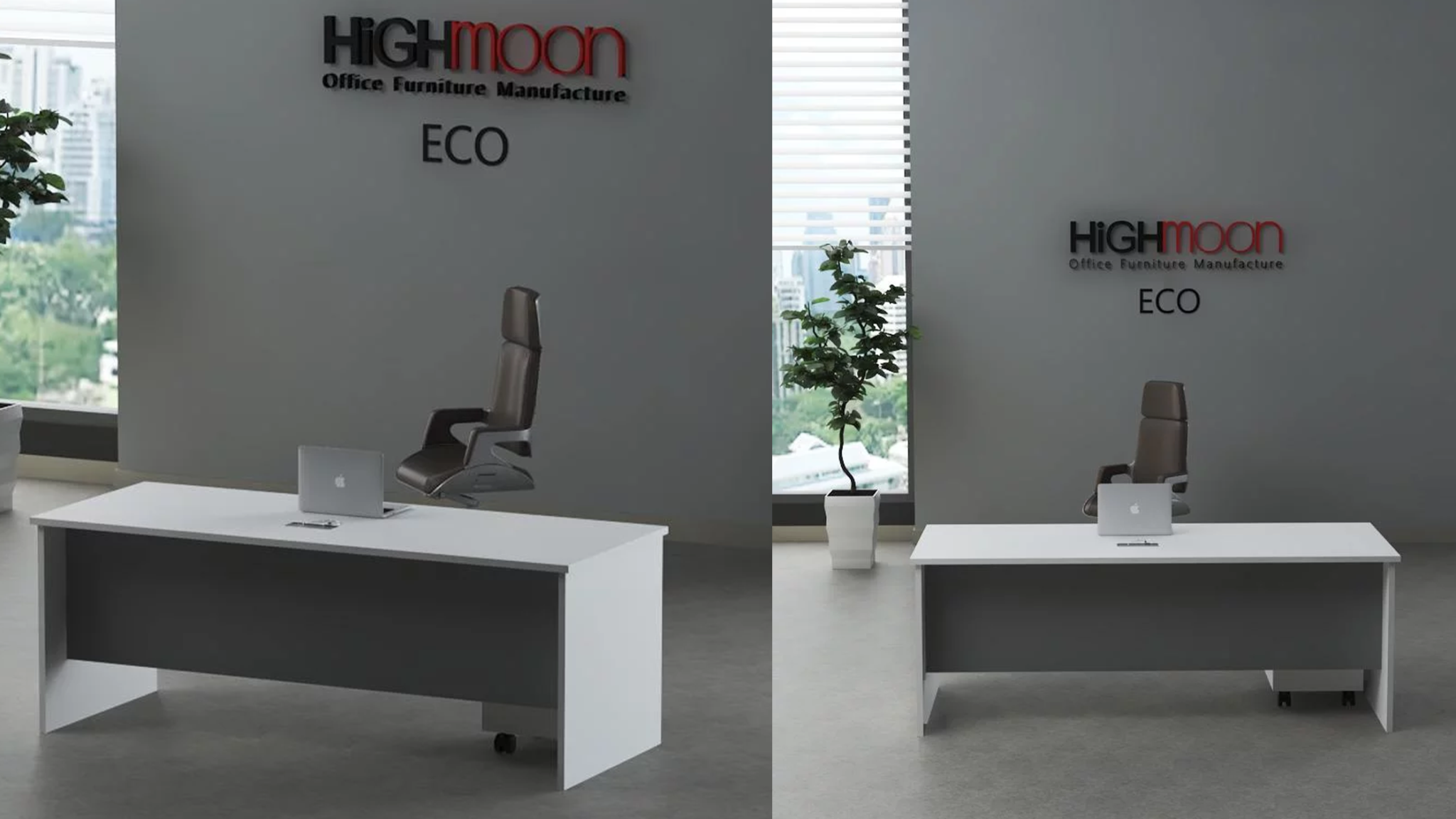 Eco Straight Manager Desk - An Elegant Desk for Your Workspace