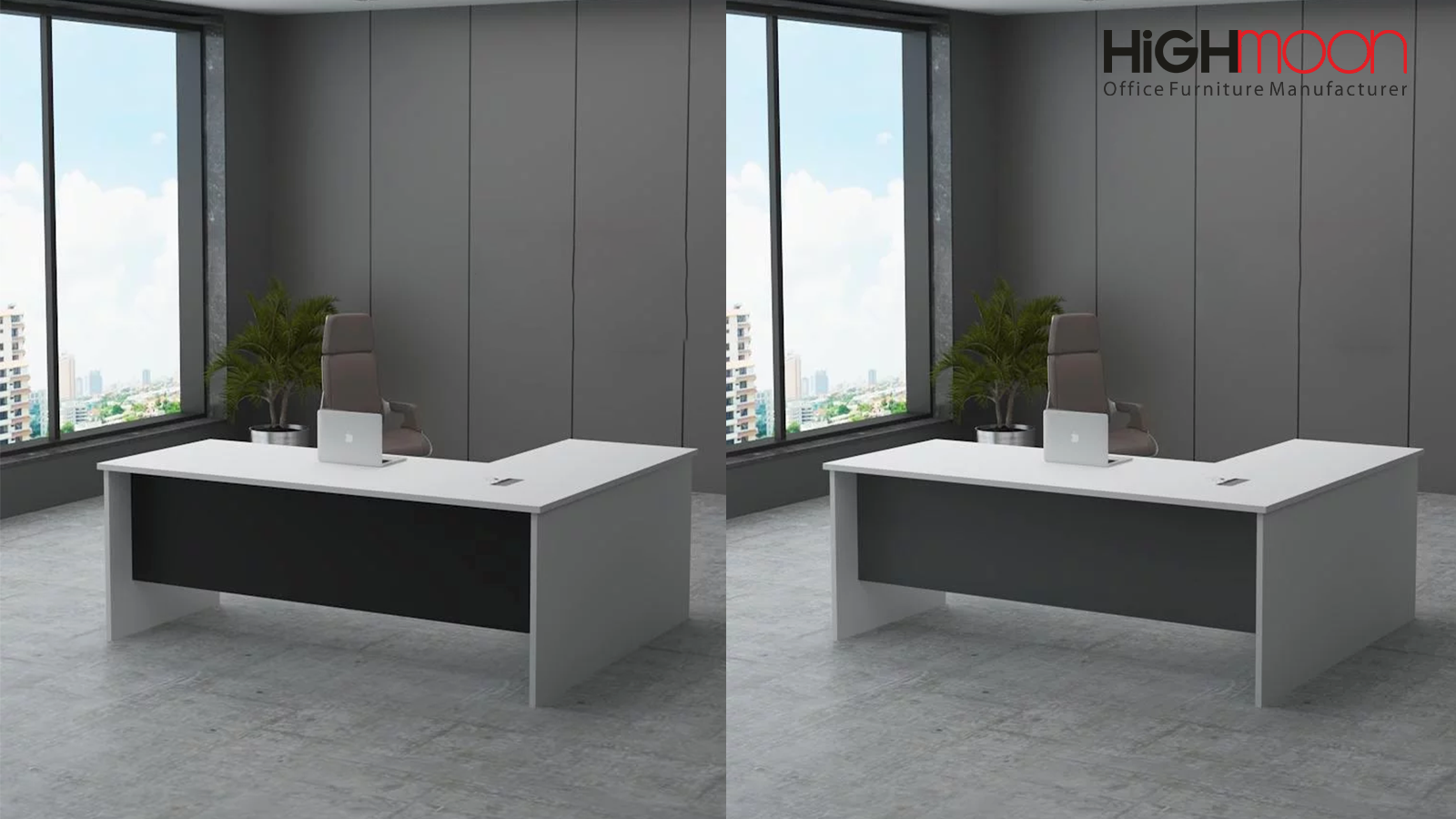 Eco Manager Desk - Modern Office Furniture | Highmoon.ae