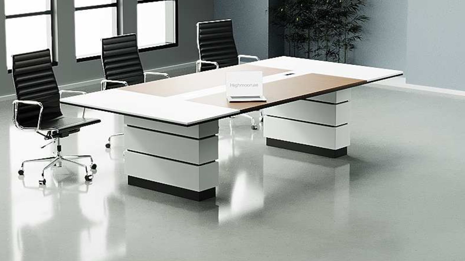 Flat Meeting Table (white) | Modern and Sleek Design